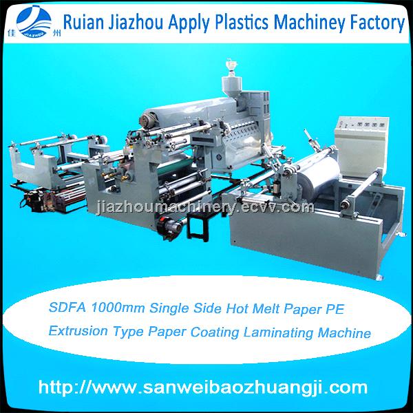 Sdfa 1000mm Single Side Hot Melt Paper Pe Extrusion Type Paper Coating