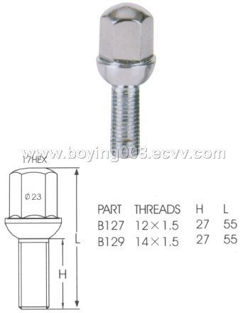 Auto Bolt Wheel Lock And Nut from China Manufacturer, Manufactory ...