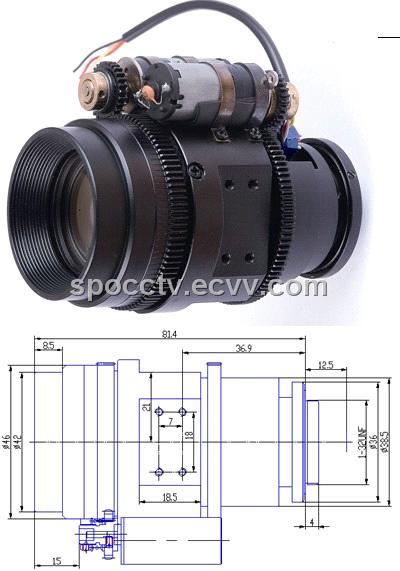 Electric Two-Variable Lens 8.5-51mm Lens from China Manufacturer ...