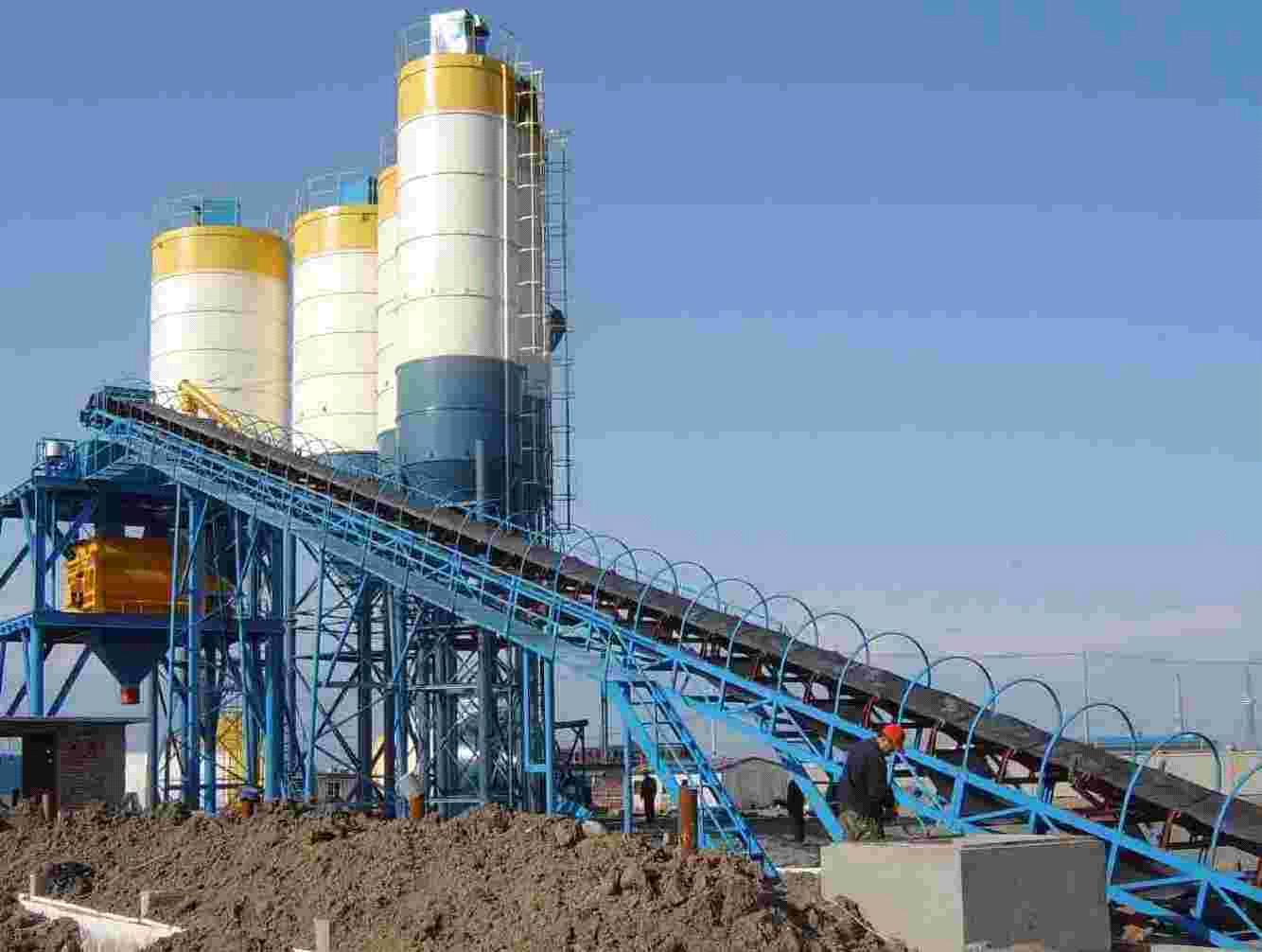 Concrete Mixing Plant (HSZ120) from China Manufacturer, Manufactory ...