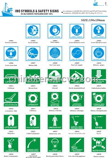 Imo Symbols & Safety Signs from China Manufacturer, Manufactory ...
