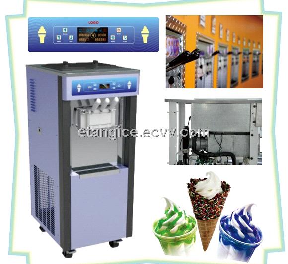 Cheapest Automatic 3 Flavors Soft Serve Ice Cream Machine, Cone ...