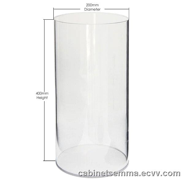 Tubular Perspex Display Clear Acrylic Cylinder Display-400mm Acrylic ...