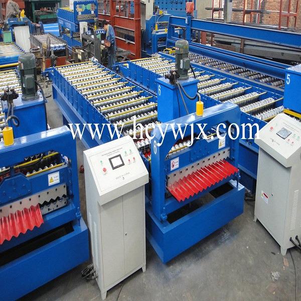 Steel roofing tile roll forming equipment from China Manufacturer ...