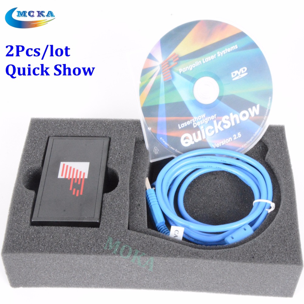 2Pcs/lot quickshow usb controller quick show laser display software ...