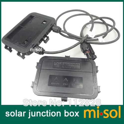1 PCS of junction box with MC4 connector+ cable, suitable for solar ...