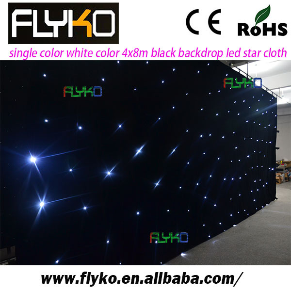 white led star cloth curtain 4m*8m/LED truss curtain/LED truss backdrop ...