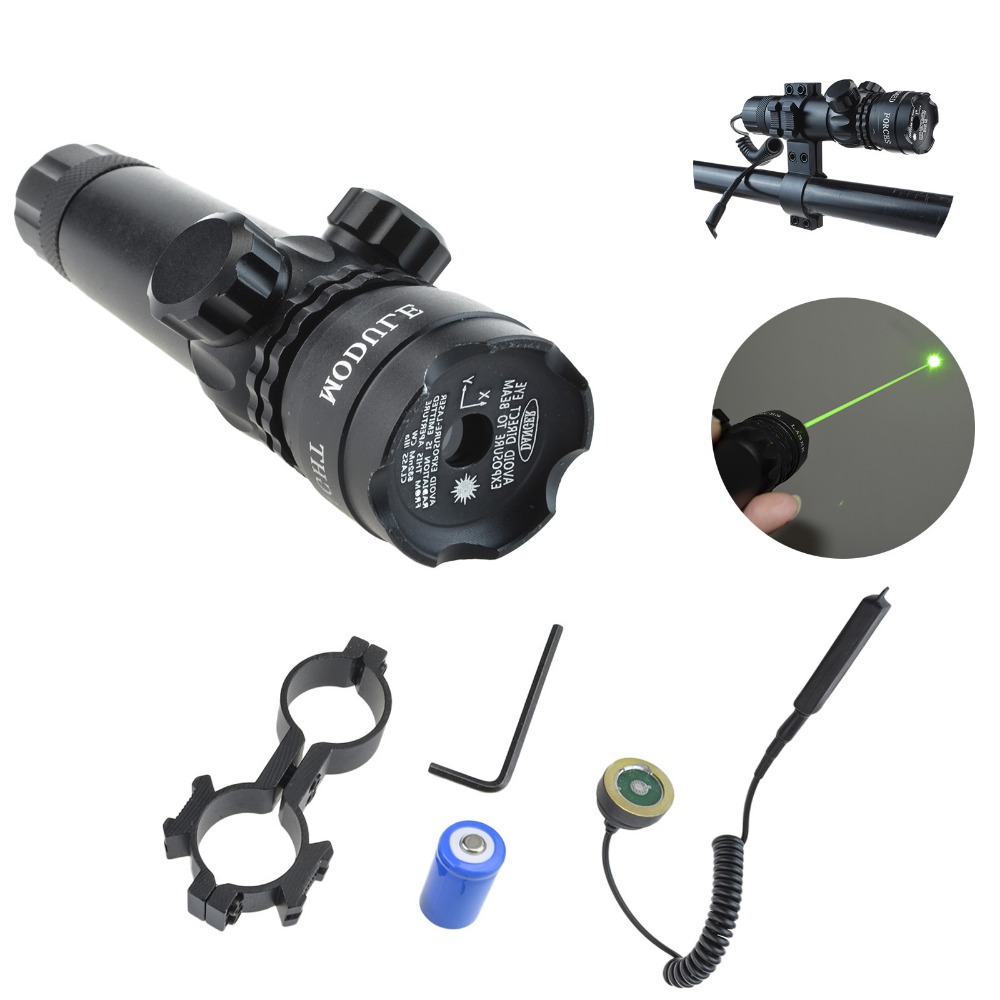 Laser Sight Scope Hunting Adjustable Green Outside Airsoft Rifle Gun ...