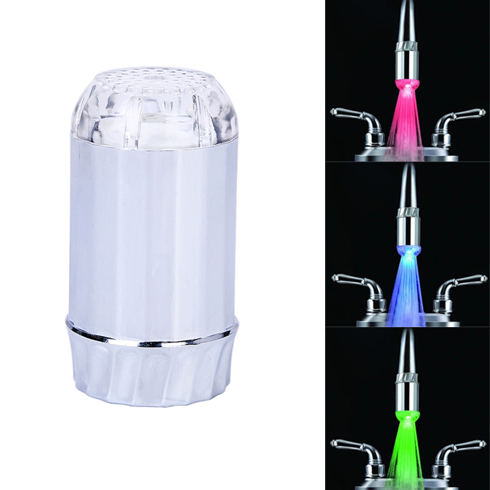 Rgb Three Mode Romantic 3 Color Temperature Sensor Water Glow Led