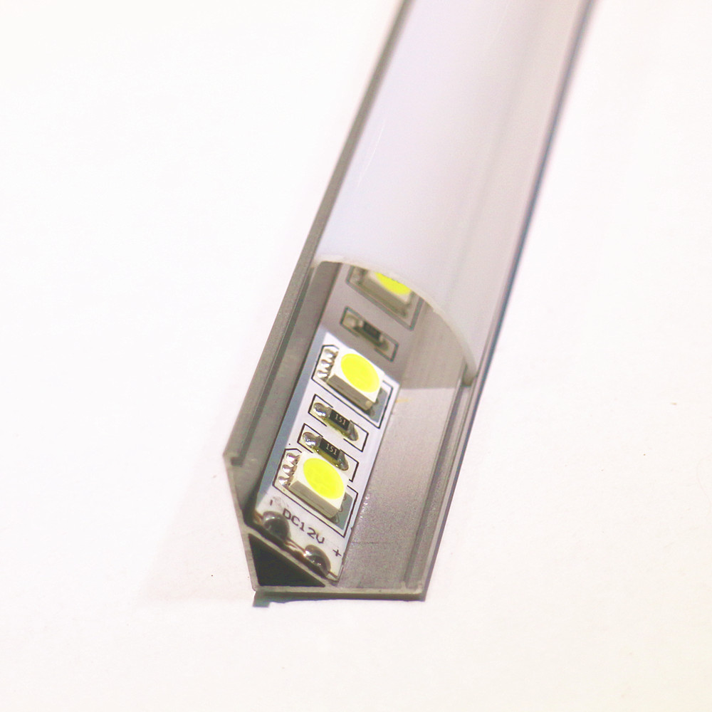 8pcs 1m led strip aluminum profile for 10mm pcb 5050 5630 led strip ...