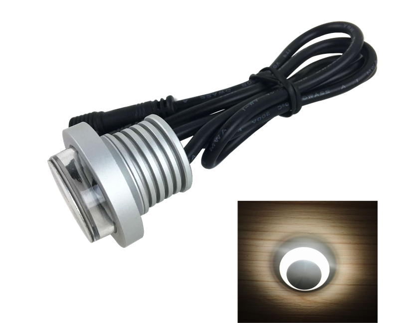 12V 24V AC/DC 1W ceiling light waterproof IP67 Stair LED Decorative ...