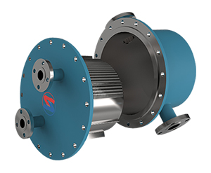 Plate And Shell Heat Exchanger, All Welded Plate Heat Exchanger , Shell ...