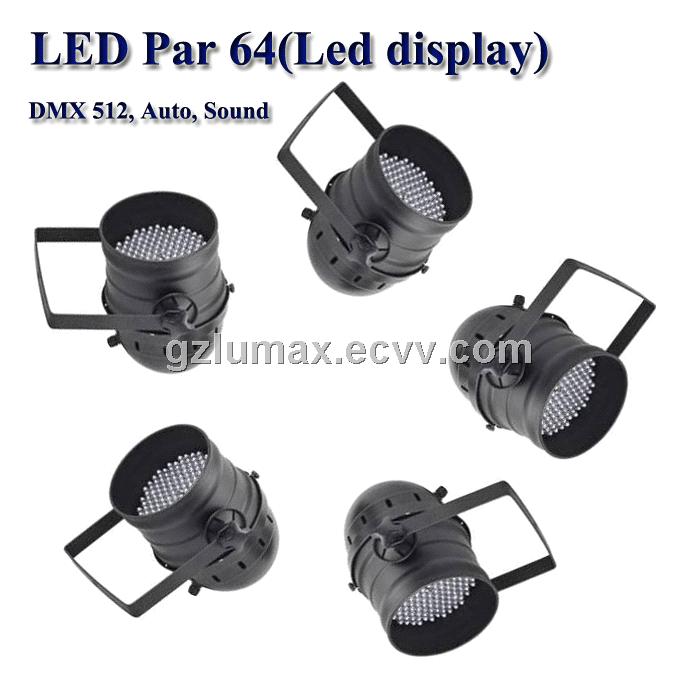 LED Par 64(Led display) DMX 512, Auto, Sound Color Limitless Mixing ...