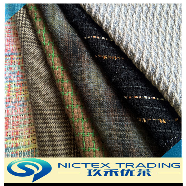 polyester/acrylic/rayon/nylon/viscose/cotton/wool blended woolen ...