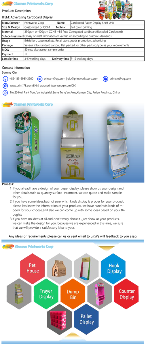 Advertising Cardboard Display from China Manufacturer, Manufactory ...