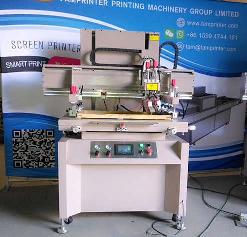CE Automatic Precision Vertical Screen Printing Machine with Robot Arm ...